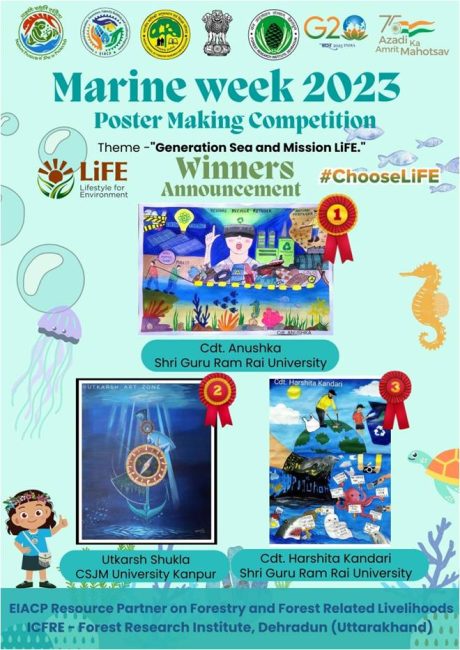 Poster-making competition on “Marine Week” organized by FRI EIACP